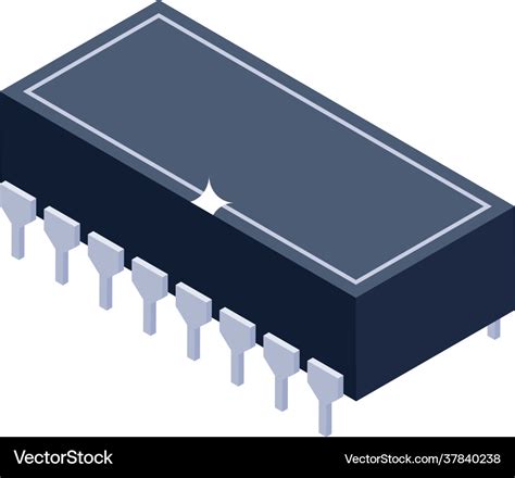 Microcontroller Royalty Free Vector Image VectorStock