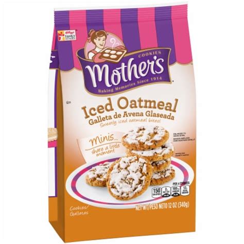 Mothers Cookies Minis Iced Oatmeal Cookies 12 Oz Frys Food Stores