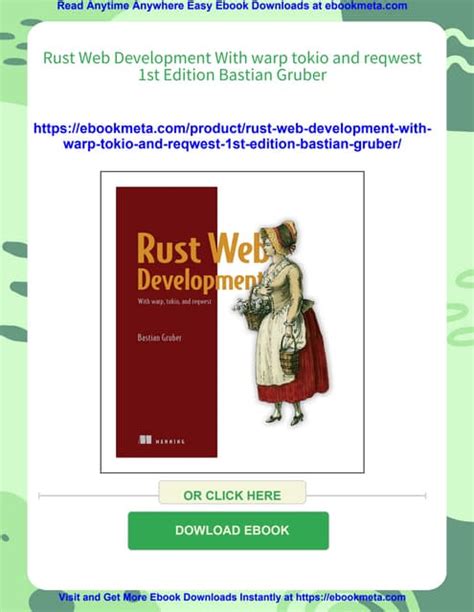 Rust Web Development With Warp Tokio And Reqwest 1st Edition Bastian