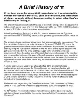 Pi Circumference By NextLesson TPT