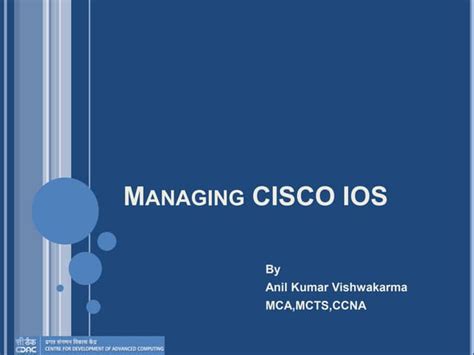 Manage Cisco Ios Ppt