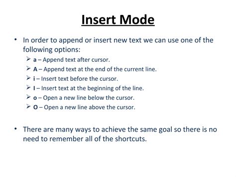 07 Vi Texteditor Ppt Operating Systems Computer Software And Applications