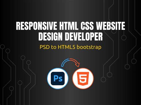Responsive Html Css Website Design Developer Psd To Html5 Bootstrap