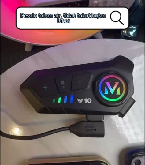 Acroder Y50 Intercom Helm Bluetooth 5 3 2800mah Baterai Tahan Lama Ipx6 Kedap Air Asisten Suara