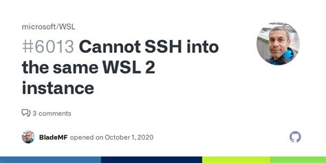 Cannot Ssh Into The Same Wsl Instance Issue Microsoft Wsl Github