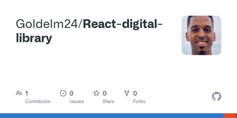 Github Goldelm React Digital Library
