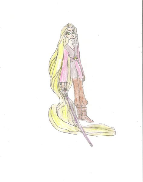Jedi Rapunzel By Padmeskywalker24 On Deviantart