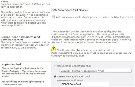 How To Configure Performancepoint Services Boostsolutions