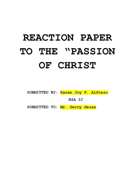 Reflections On The Passion Of Christ Pdf Jesus Religious Faiths