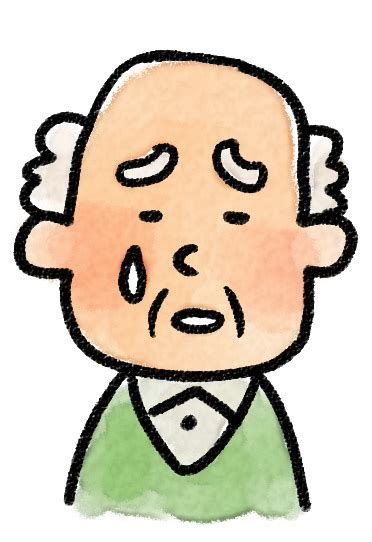 いろいろな表情のイラストおじいさん ゆるかわいい無料イラスト素材集