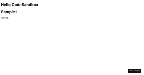 Loadable Componentsdelay Codesandbox