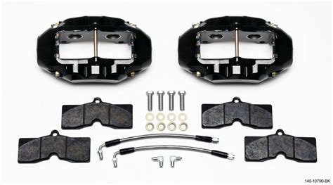 Wilwood D8 4 Rear Caliper Kit Black Corvette C2 C3 65 82 140 10790