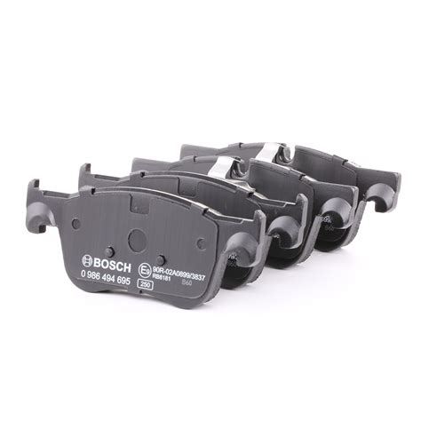 0 986 494 695 Bosch Bp1690 Brake Pad Set Low Metallic Bp1690 E9 90r