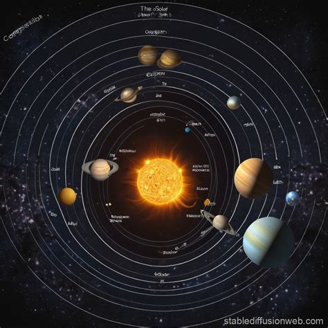 The Solar System Composition Stable Diffusion Online