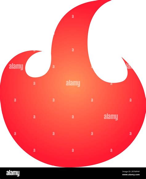 Fire Flame Shape Vector Illustration Stock Vector Image And Art Alamy
