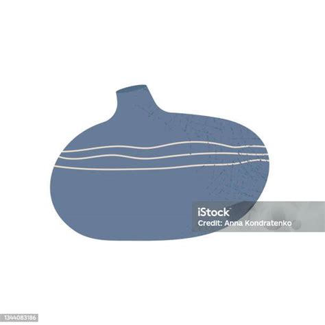 세라믹 화병 현대의 수제 도자기 꽃병 가정 장식 텍스처 벡터 일러스트레이션 0명에 대한 스톡 벡터 아트 및 기타 이미지 0명 그런지 이미지 기법 꽃병 Istock