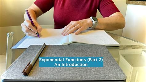 Exponential Functions Part 2 An Introduction Youtube