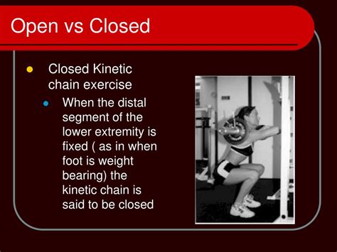 PPT Open Vs Closed Kinetic Chain Exercises PowerPoint Presentation Free Download ID