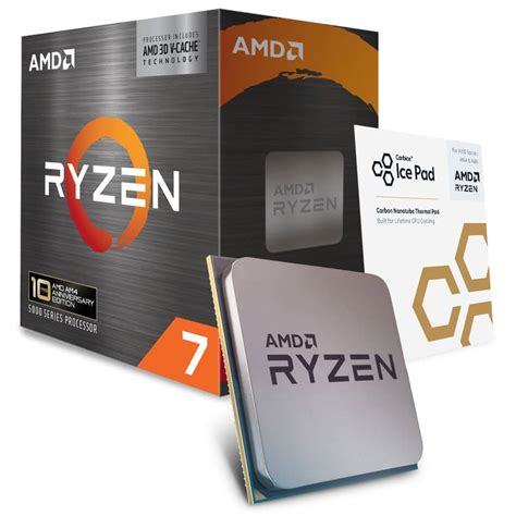 Amd Ryzen 7 5800x3d 10th Anni Eight Core 45ghz Socket Am4 Processor