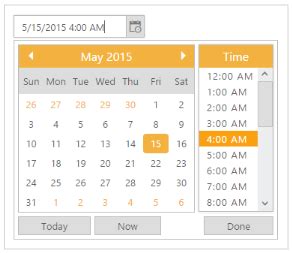 Time Interval Datetimepicker Asp Net Mvc Syncfusion