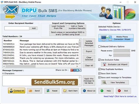 Bulk SMS Software Blackberry Download Review