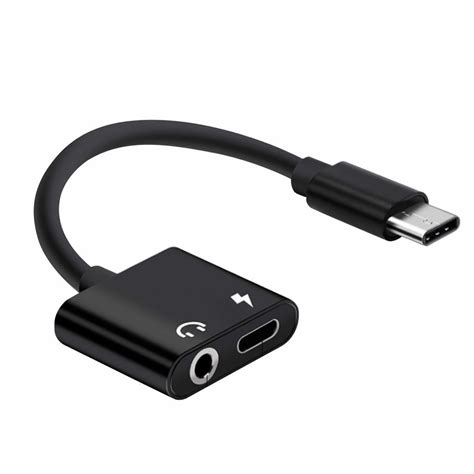 2in1 Usb C Type C To 35mm Audio Jack Charger Adapter Cable Headphones Earphone Ebay