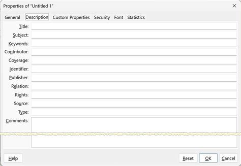 Libreoffice 242 Will Include Additional Meta Data Fields For Documents Rlibreoffice