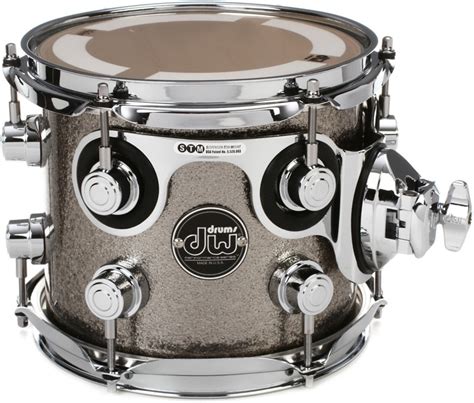 Dw Performance Series Mounted Tom 7 X 8 Titanium Sparkle Finishply Sweetwater