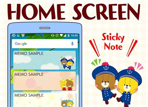 Memo Pad TINY TWIN BEARS Notes APK For Android Download