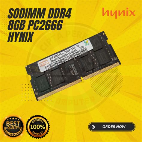 Jual Sodimm Memory Laptop Ram Ddr4 8gb Pc2666 Hynix Venom 8gb Kota Malang Cipta Perkasa