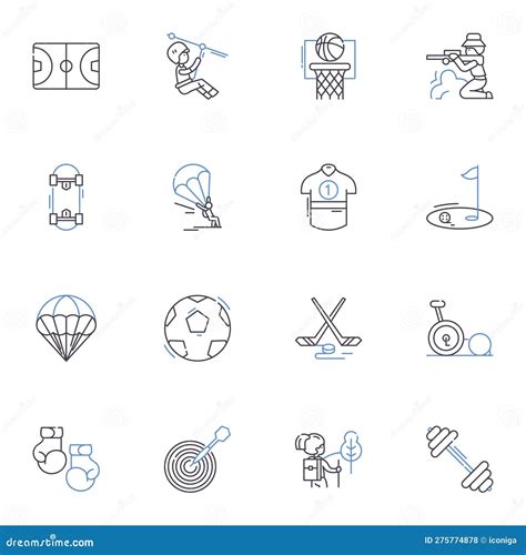 Instrumentation Line Icons Collection Measurement Calibration