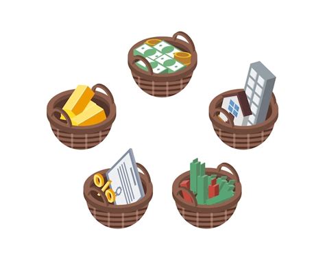 Premium Vector Asset Allocation Dividing An Investment Portfolio Among Different Asset