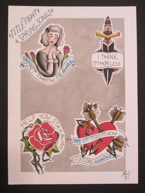Title Fight Band Tattoo