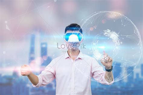 가상 현실 처리 데이터 배경 사진 및 창의적인 일러스트 무료 다운로드 Lovepik