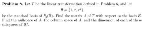 Solved Problem 6 Show That The Map T P2r → P2r Defined