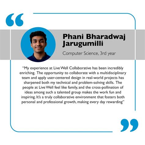 The Live Well Collaborative On Linkedin Introducing Phani Bharadwaj