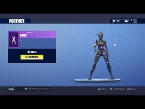 Fortnite True Heart Emote 1hour 1 Heure De Danse Coeur Youtube