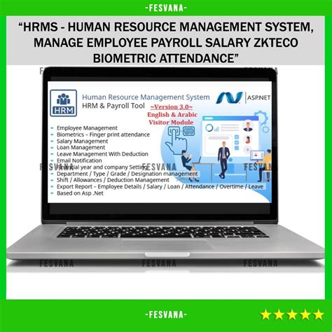 Jual Source Code Aplikasi Web Hrms Human Resource Management System