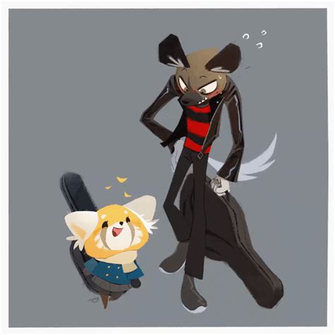 Retsuko And Haida After Guitar Lessons Aggretsuko Know Your Meme