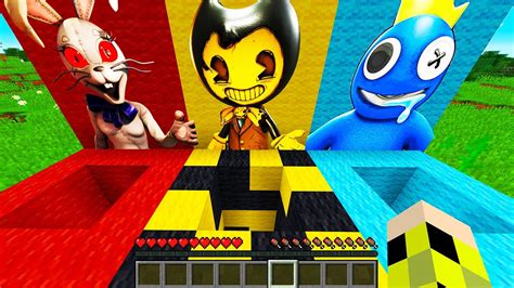 ВЫБЕРИ ПРАВИЛЬНУЮ ЯМУ ВАННИ БЕНДИ СИНИЙ ИЗ РАДУЖНЫХ ДРУЗЕЙ В МАЙНКРАФТ Scp Youtube