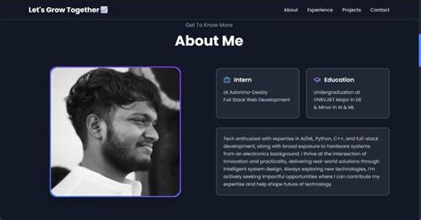React Typescript Vite Tailwindcss Portfolio Webdevelopment Githubpages