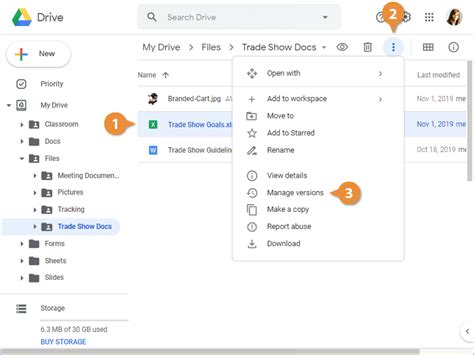 Manage File Versions CustomGuide