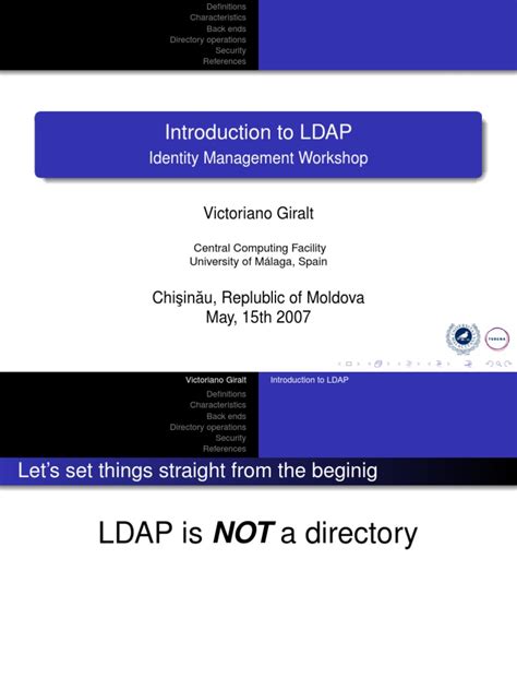 Introduction To Ldap Identity Management Workshop Download Free Pdf Relational Database
