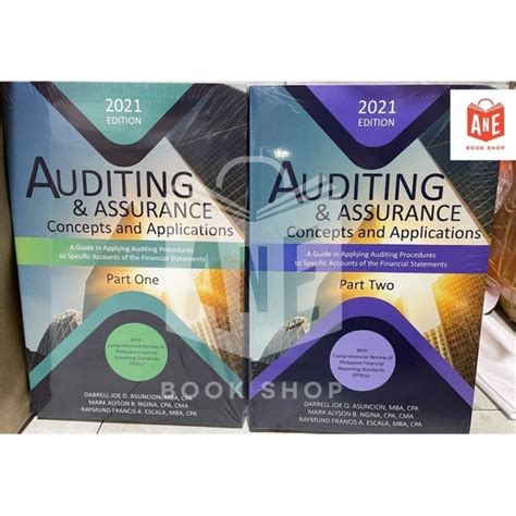 Auditing Assurance Concepts And Applications 2021 Ed By Asuncion Ngina And Escala Lazada Ph