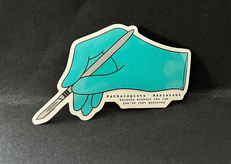 Pathologists Assistant Lab Vinyl Sticker Etsy