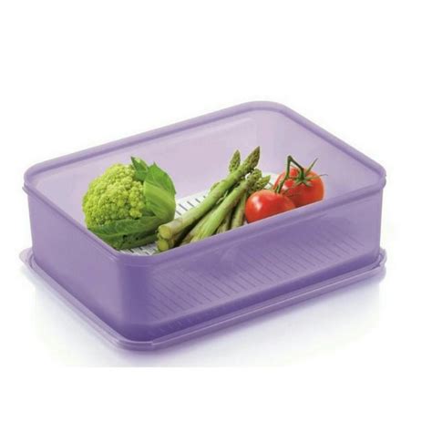 Tupperware 1pc Modular Keeper With Grid 94l Keep Fresh Vegetable And