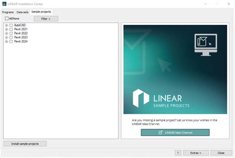 Details On Sample Projects Knowledge Base Autocad Linear