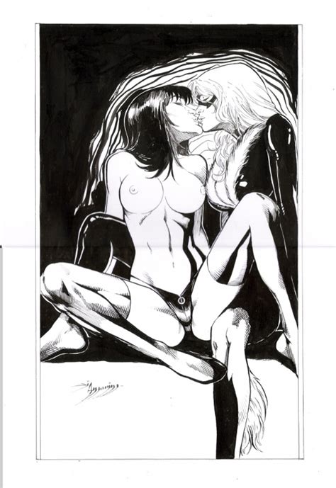 Rule 34 Amorim Black Cat Marvel Felicia Hardy Female Female Only