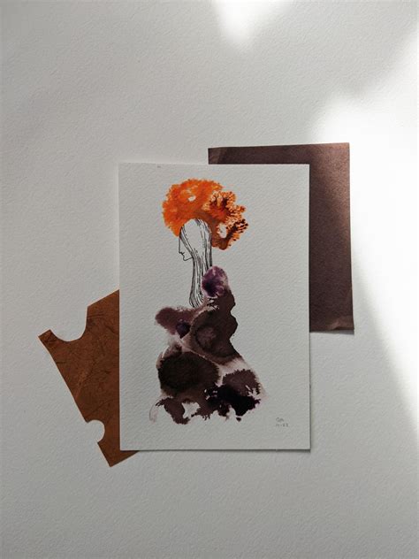 Draw Gabby Draw Another Autumnal Inky Blob Blobs And Lines