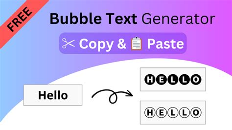 Bubble Text Generator Copy And Paste